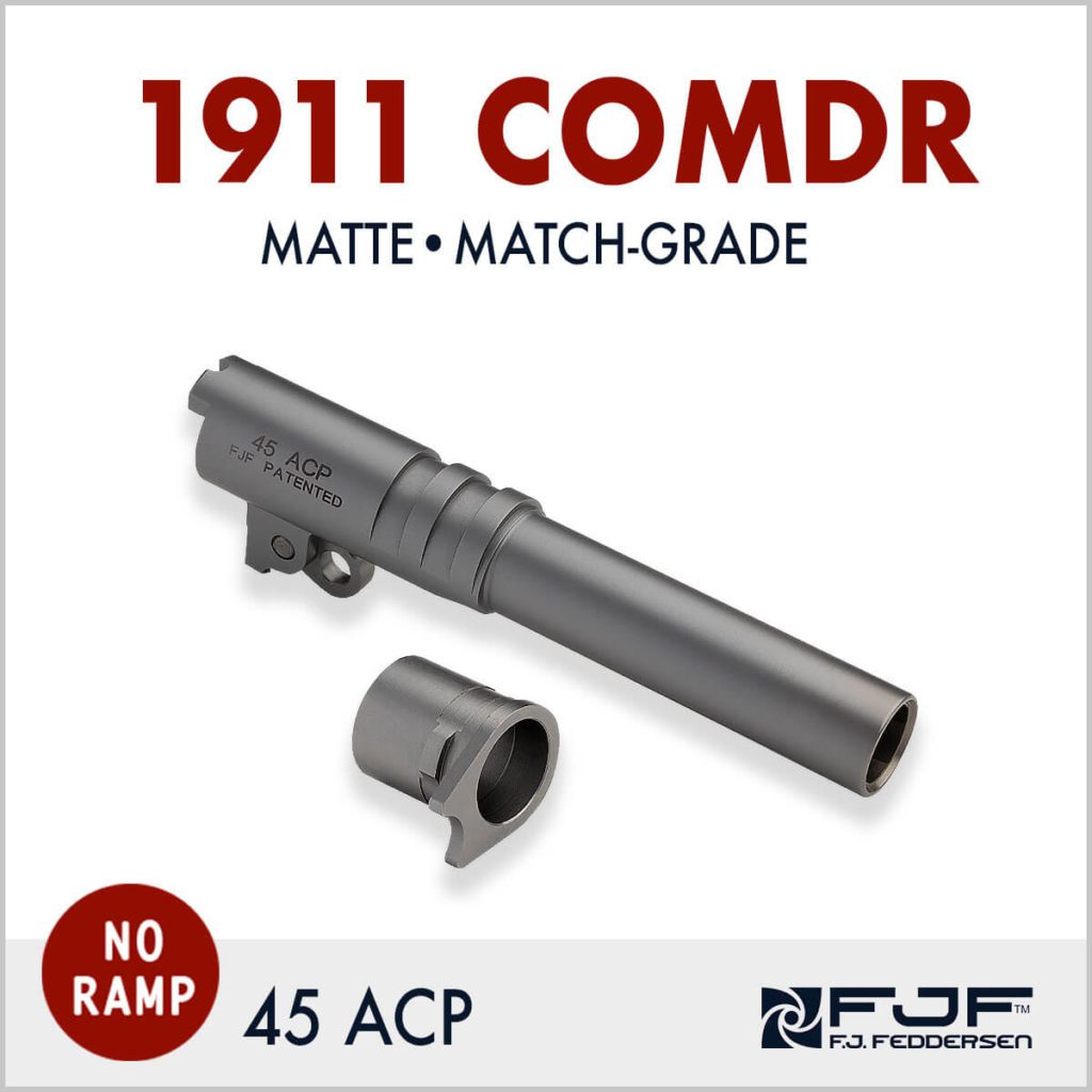 1911 Commander Pistol Barrel - .45 ACP - Matte Steel - F.J. Feddersen