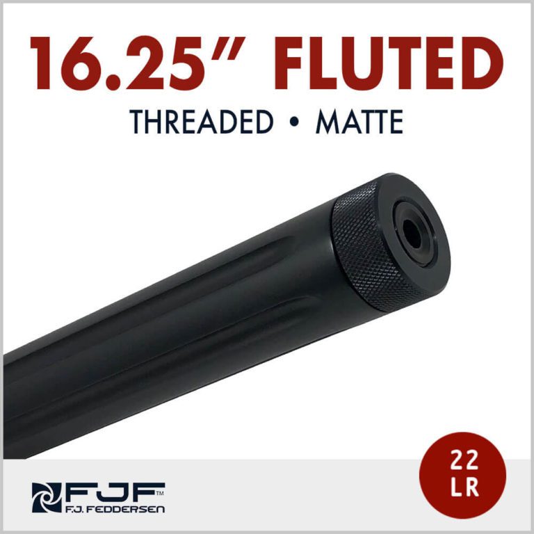 10/22 Fluted Bull Rifle Barrel (Threaded w/ Thread Protector ...