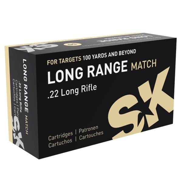 SK Ammunition .22 LR Long Range Match 40gr Ammunition - 500 rounds - F ...